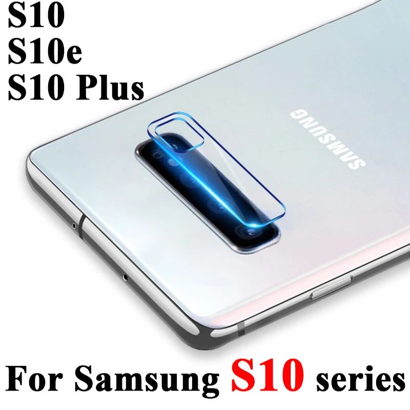 2Pcs Camera lens protective glass on for samsung galaxy s10 plus s10e S ...