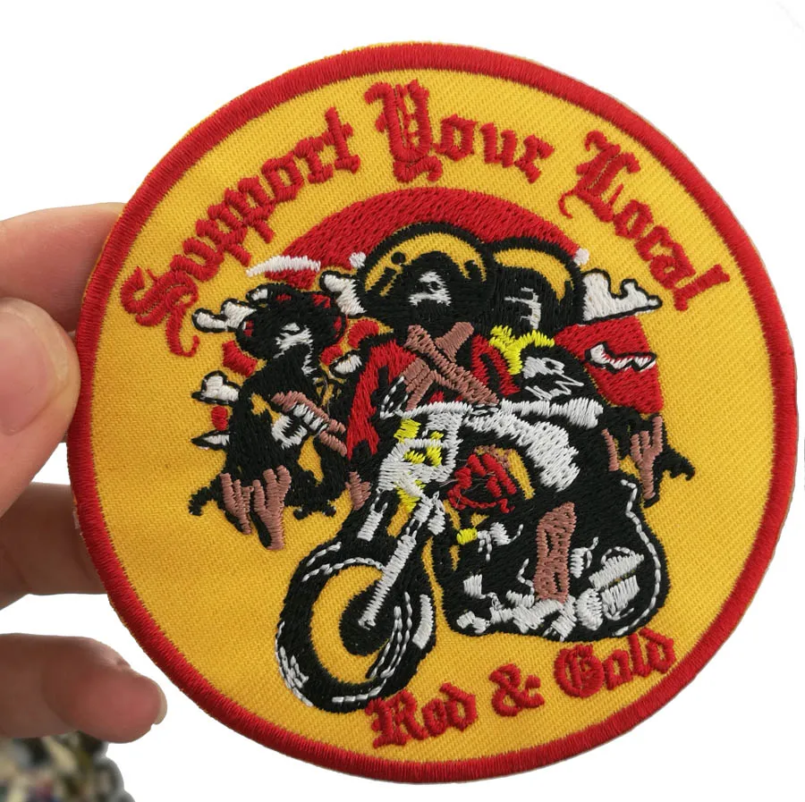 2020 Top Quality Bandidos Support Your Local Embroidery Patch Detailed ...