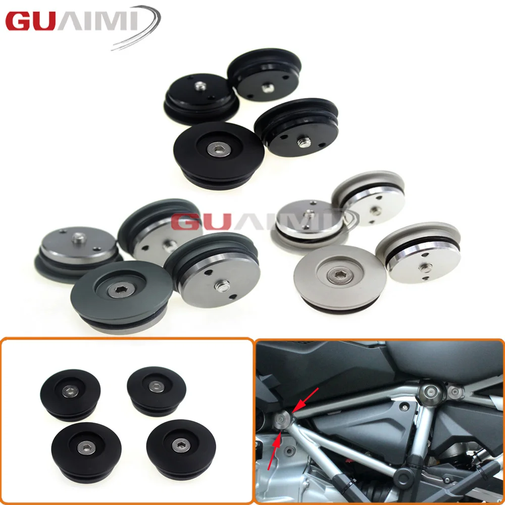 CNC Quadro Plug Set (39 MM) para BMW GS LC R1200 AVENTURA|frame plugs ...