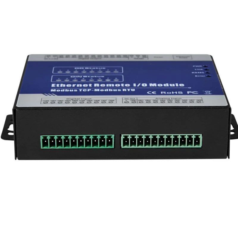 IOT Ethernet Remote IO Module Industrial Modbus TCP Data Acquisition ...
