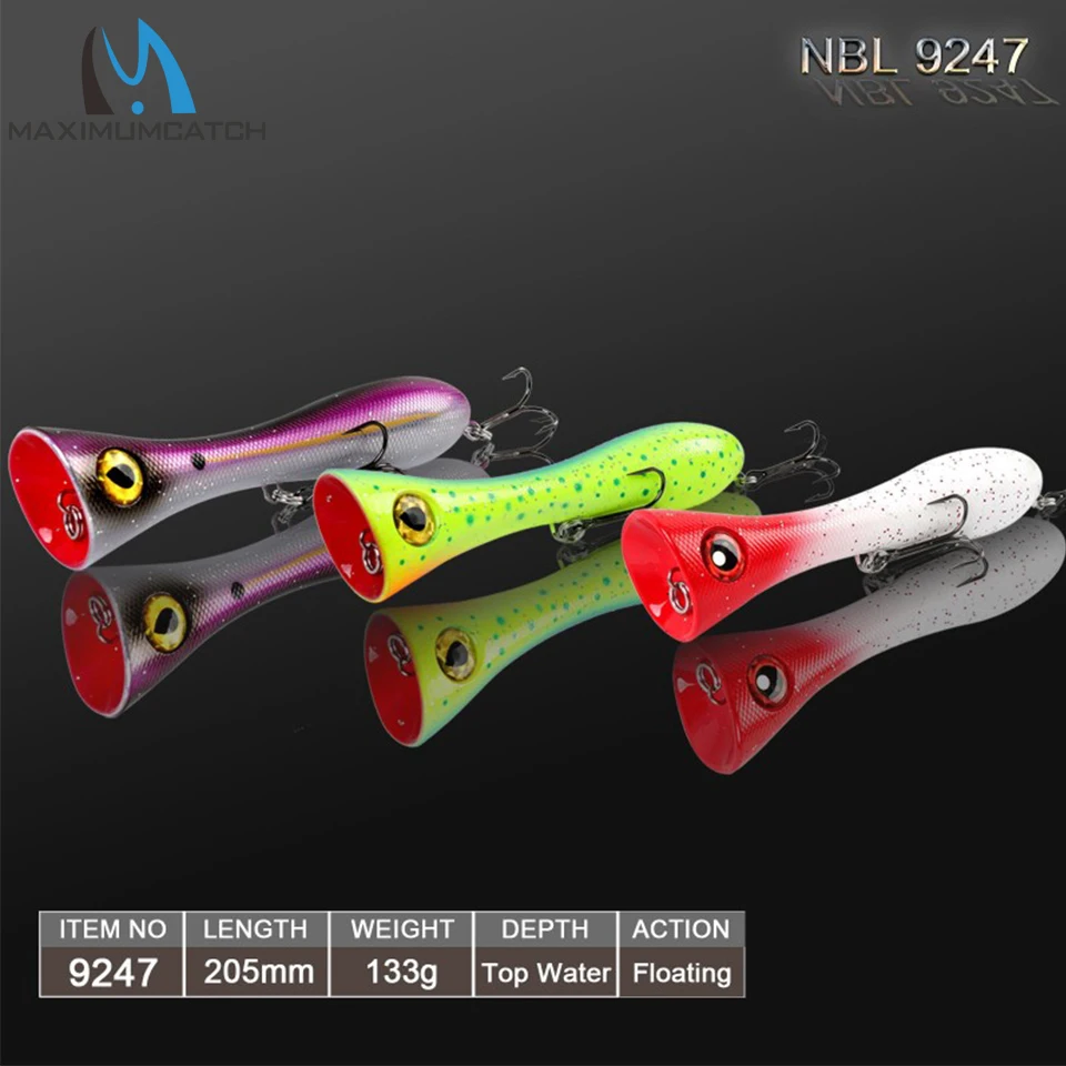 Maximumcatch-1pc-Popper-Hard-Fishing-Lure-Top-Water-Baits-Vivid-Action ...