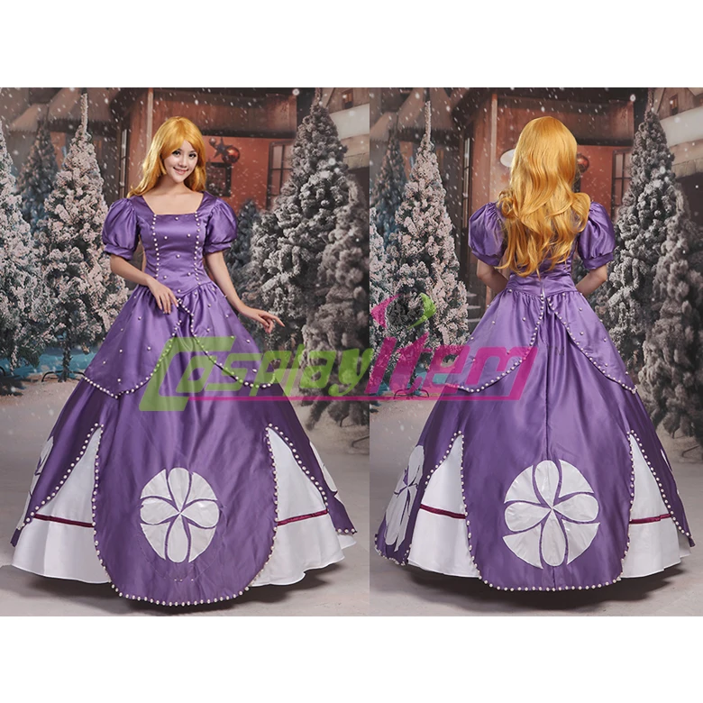 Customized Grown Princess Sofia The First Costume Sophia Princess Costume Sophia Princess Adults