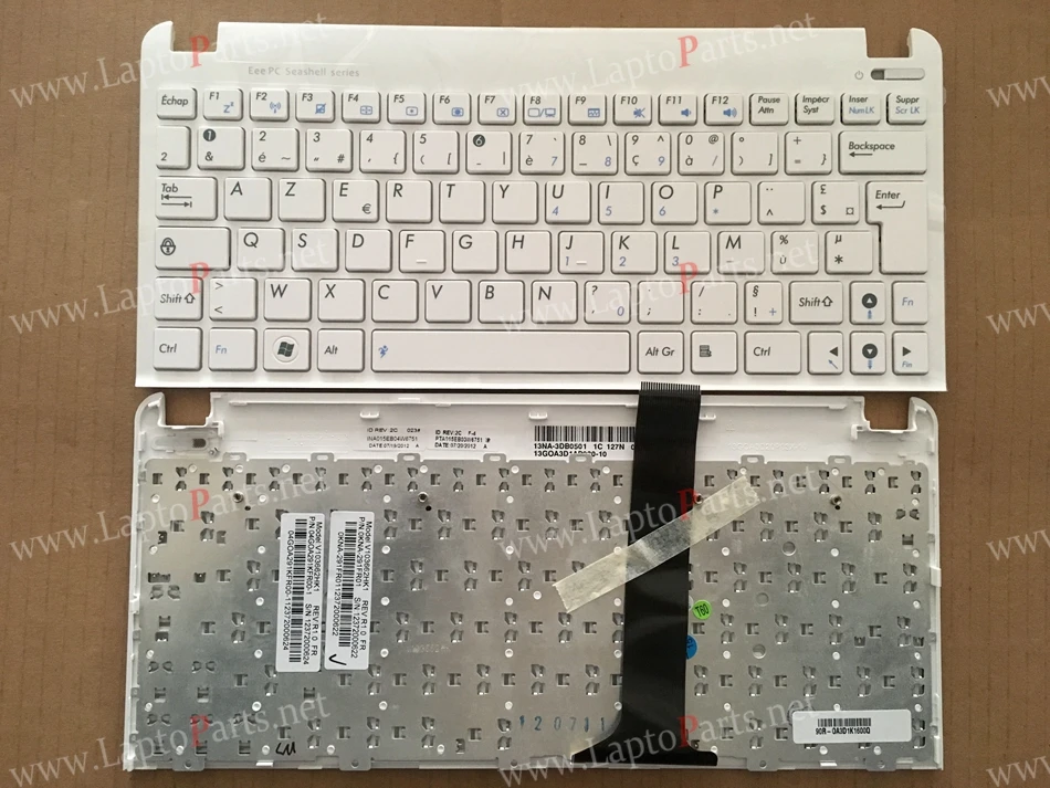 FR French Azerty Layout Keyboard For Asus Eee PC 1015B 1015BX 1015PW ...