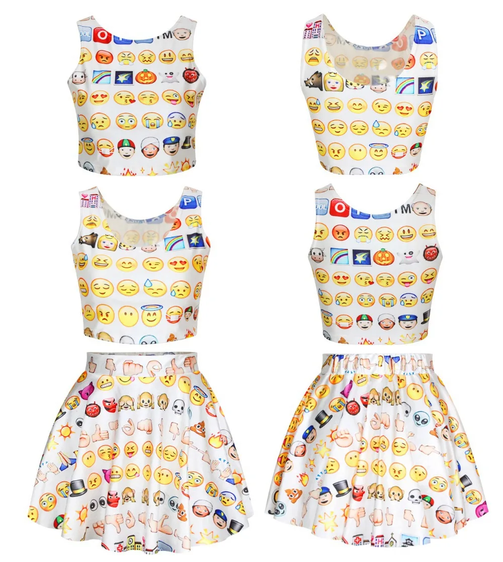Emoji Crop Top
