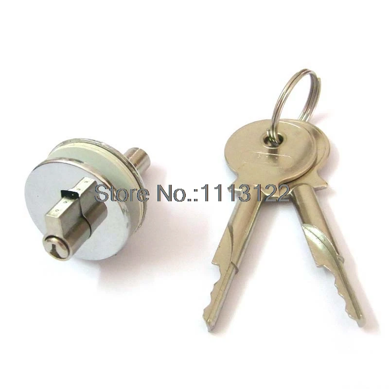 232 Glass Showcase Lock Glass Sliding Cabinet Lock Brass Cylinder Glass ...