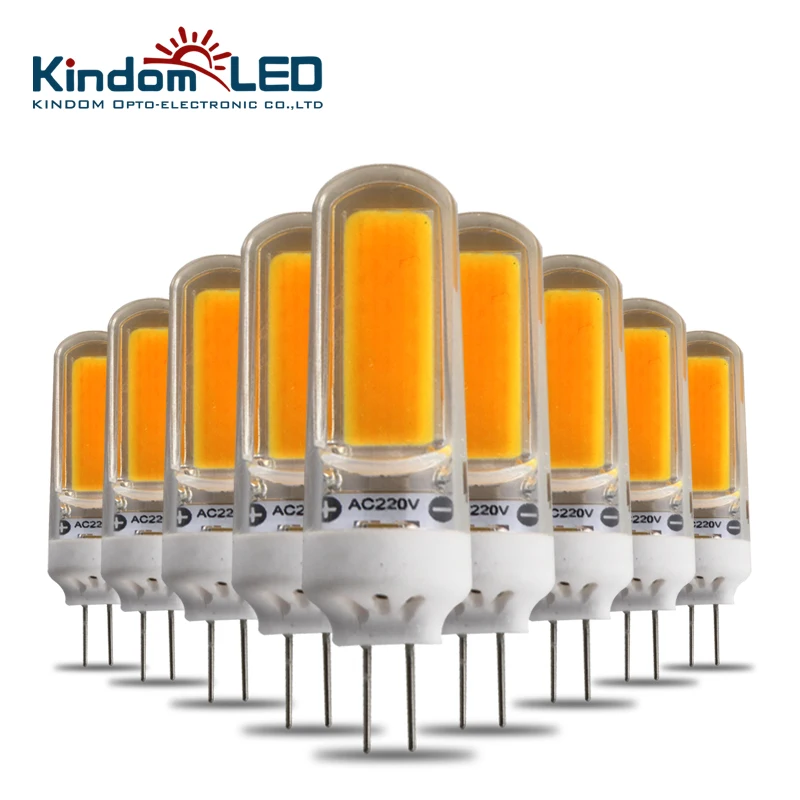 KINDOMLED 10pcs Mini G4 LED Light bulb G4 AC 110V 220V 230V 3W 6W 270lm ...