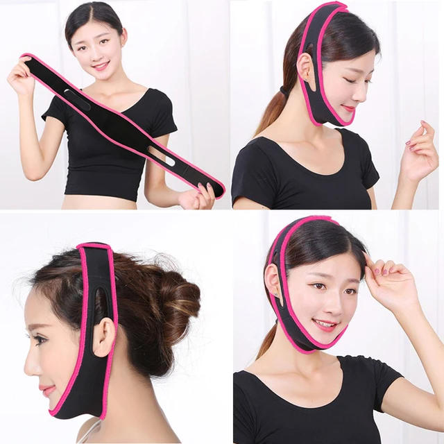 Face Lift Up Reduce Double Chin Lifting Firming Face-lift Mask Belt ...