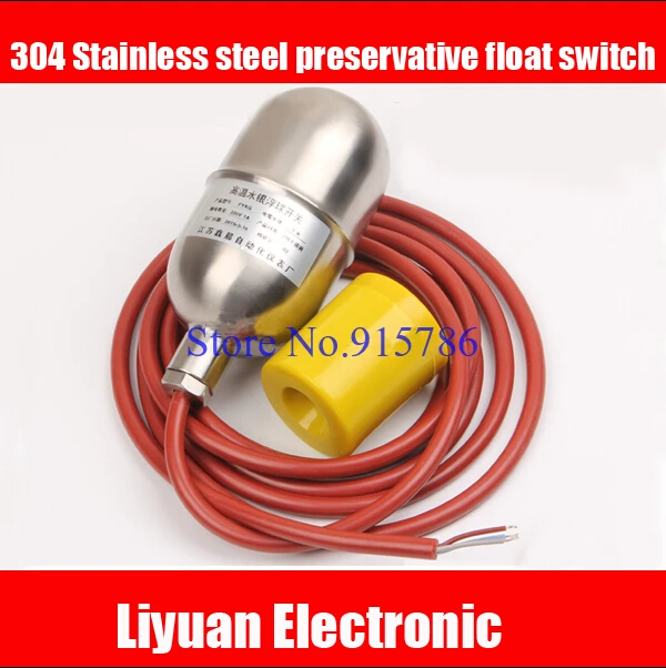 304 Stainless steel preservative float switch / 220V 10W mercury float ...
