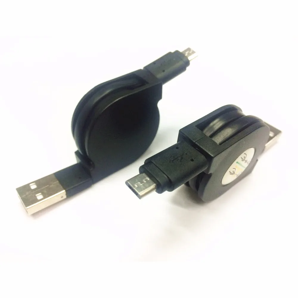 Micro Usb Retractable Charger And Data Cable For Tablets And Phones ...