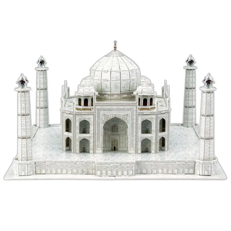 3-d-puzzle-model-construction-paper-model-of-the-taj-mahal-in-India ...