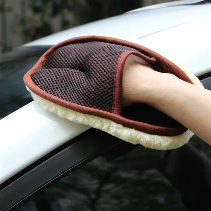 Car Cleaning Glove Auto Plush Vehicle Wash Mitten Cloth Cleaning ...