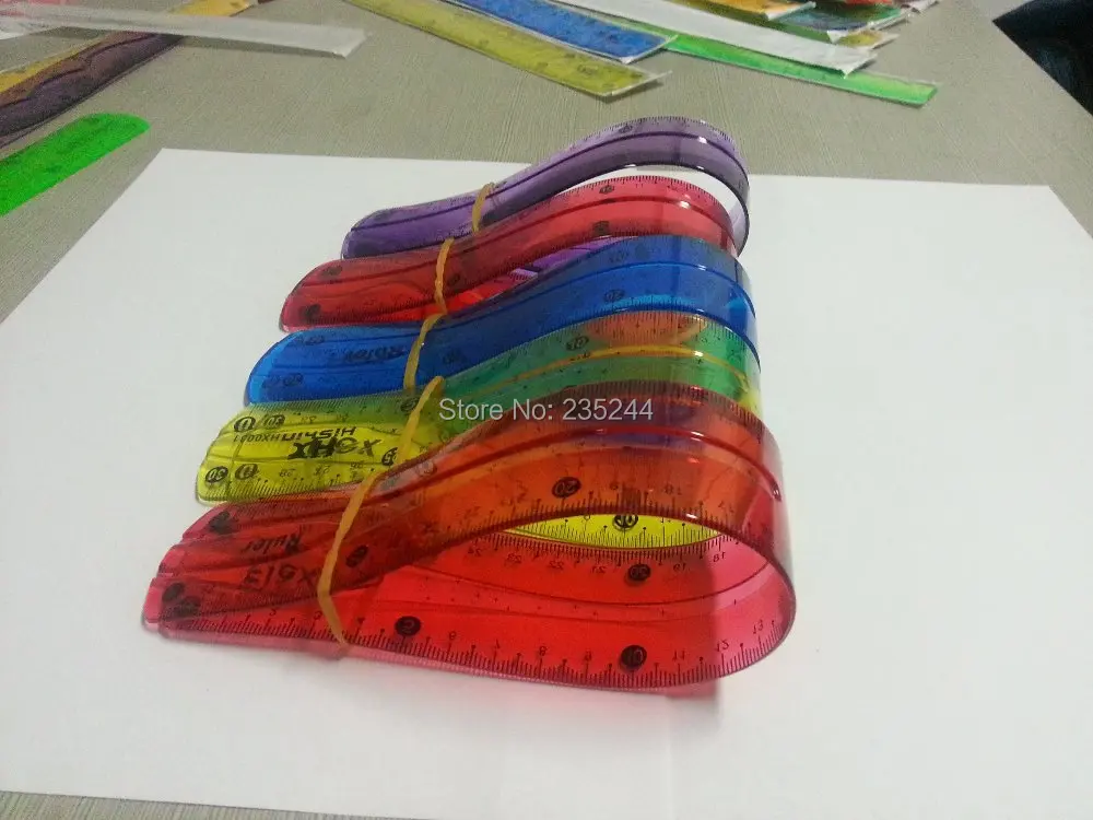 30cm flexible ruler(10pcs/pack)/office ruler student study ruler ...