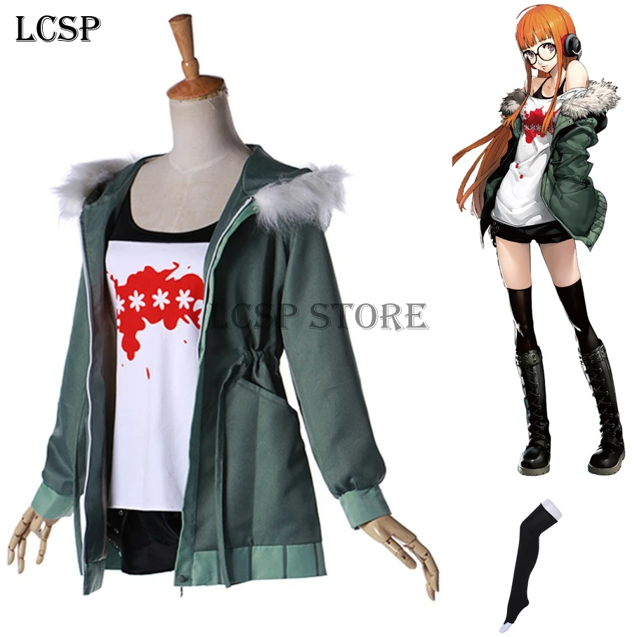 LCSP Persona 5 Futaba Sakura Japanese Anime Cosplay Costume Uniform ...
