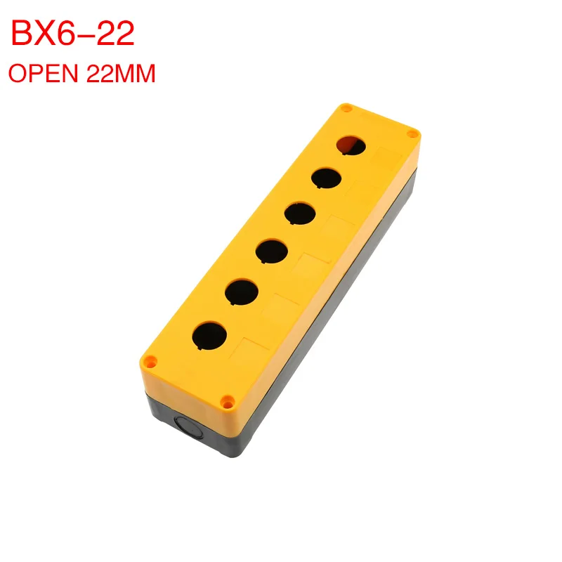 Bx6 Button Box Switch Box Six Hole Button Switch Control Box Indicator ...