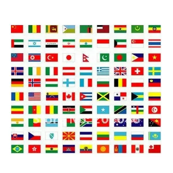 Trialsale Mixed bag hand flag 200countries mini flags for Collection ...