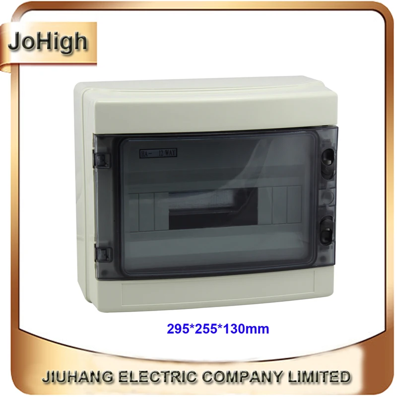 PVC Cover ABS body IP66 Transparent Cover Plastic Distribution Box 12 ...