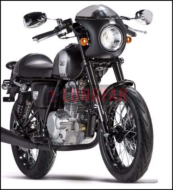 CAFE RACER FAIRING RETRO CAFE RACER STYLE HANDLEBAR FAIRING & SCREEN ...