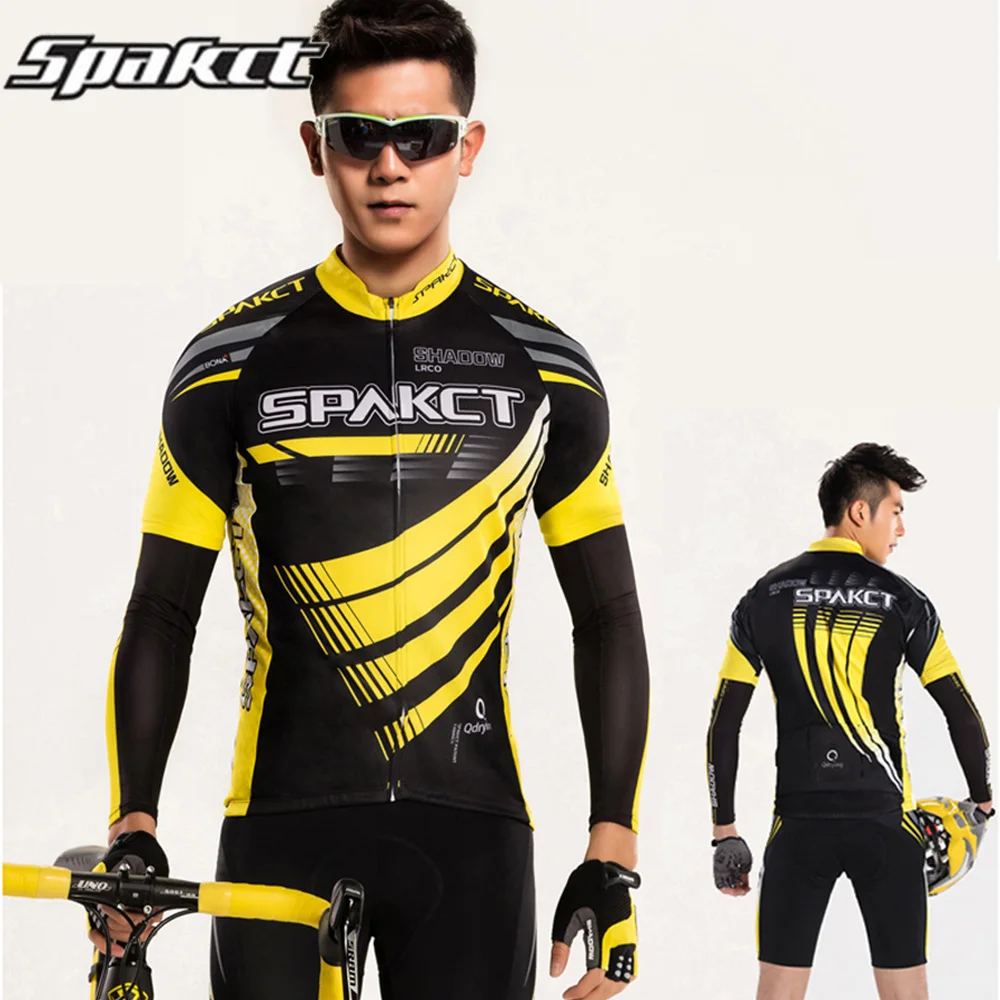 SPAKCT Short Sleeve Cycling Jersey set Men 2017 MTB Bike Clothes Summer ...