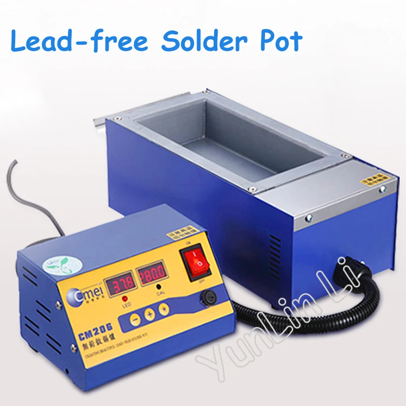Lead-free Solder Pot Digital High-temperature Melting Tin Furnace Dip ...