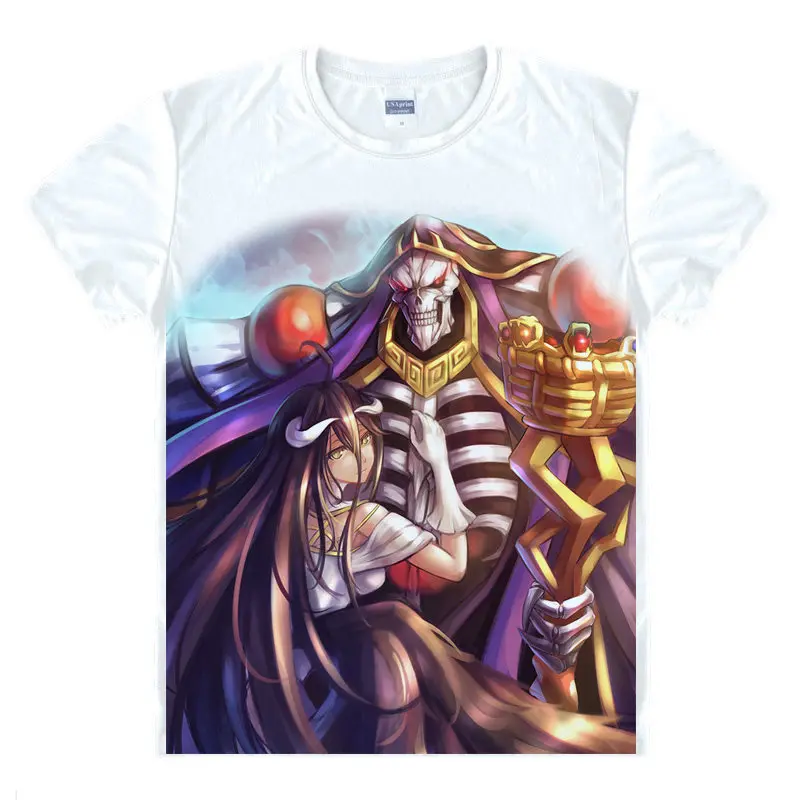 Overlord เสื้อยืด Suzuki Satoru เสื้อแฟชั่นพิมพ์เสื้อยืดอะนิเมะคอลเลก ...