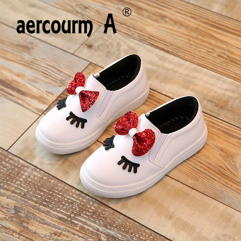 Aercourm A 2018 Spring Girls Casual Shoes Girls Bow Princess Shoes ...