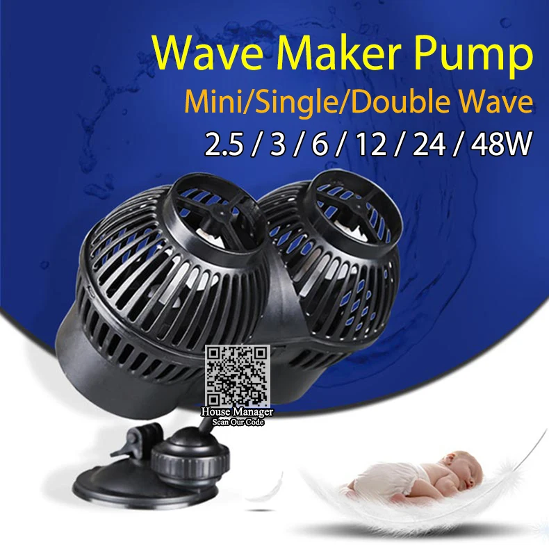 aquarium wave maker water pump for aquarium marine, submersible ...