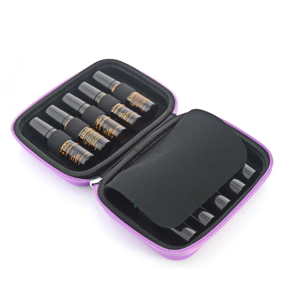 Hard Shell Essential Oil Carrying Case Holds 12 10ml Roller Bottle For ...