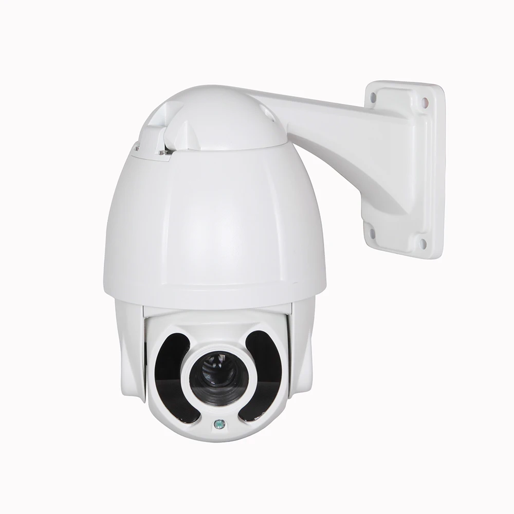 4 Megapixels High Speed Mini IR IP Outdoor PTZ Camera 10x Optical zoom ...