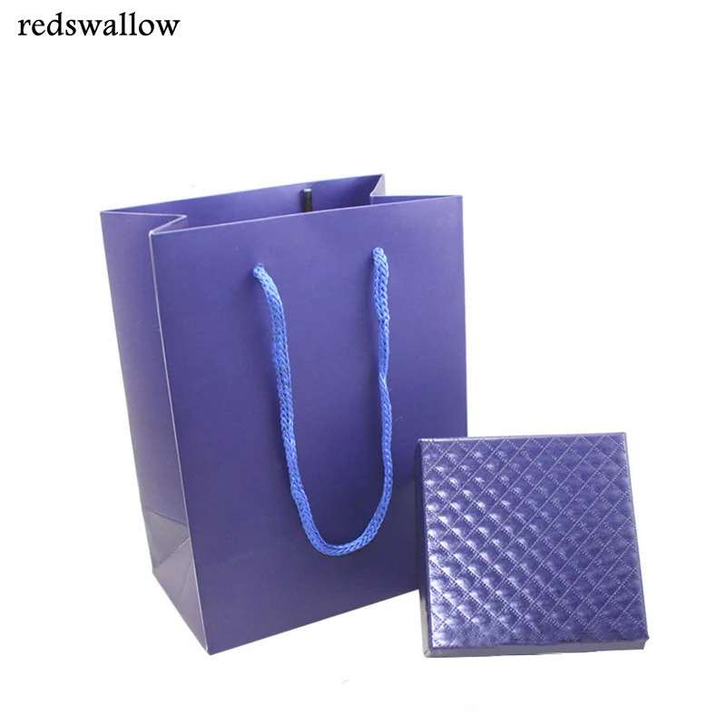 Blue box set jewelry display for jewelry set high quality diamond ...