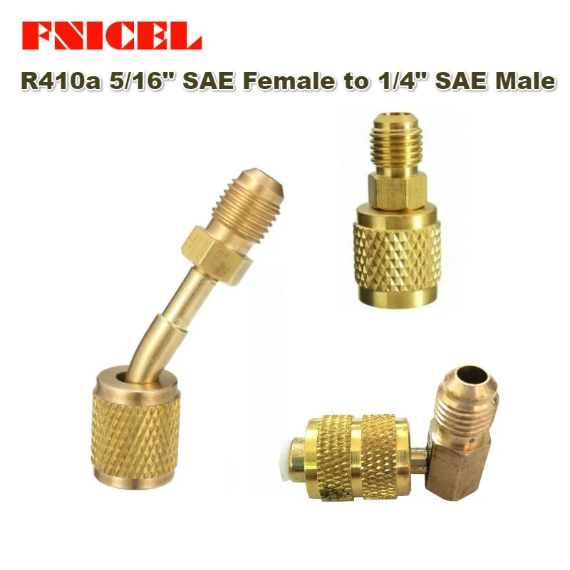 R410a Adapter 5 16 Sae Female To 1 4 Sae Male Oloey High Strength Air R410a Adapter 5 16 Sae Female To 1 4 Sae Male Oloey High Strength Air