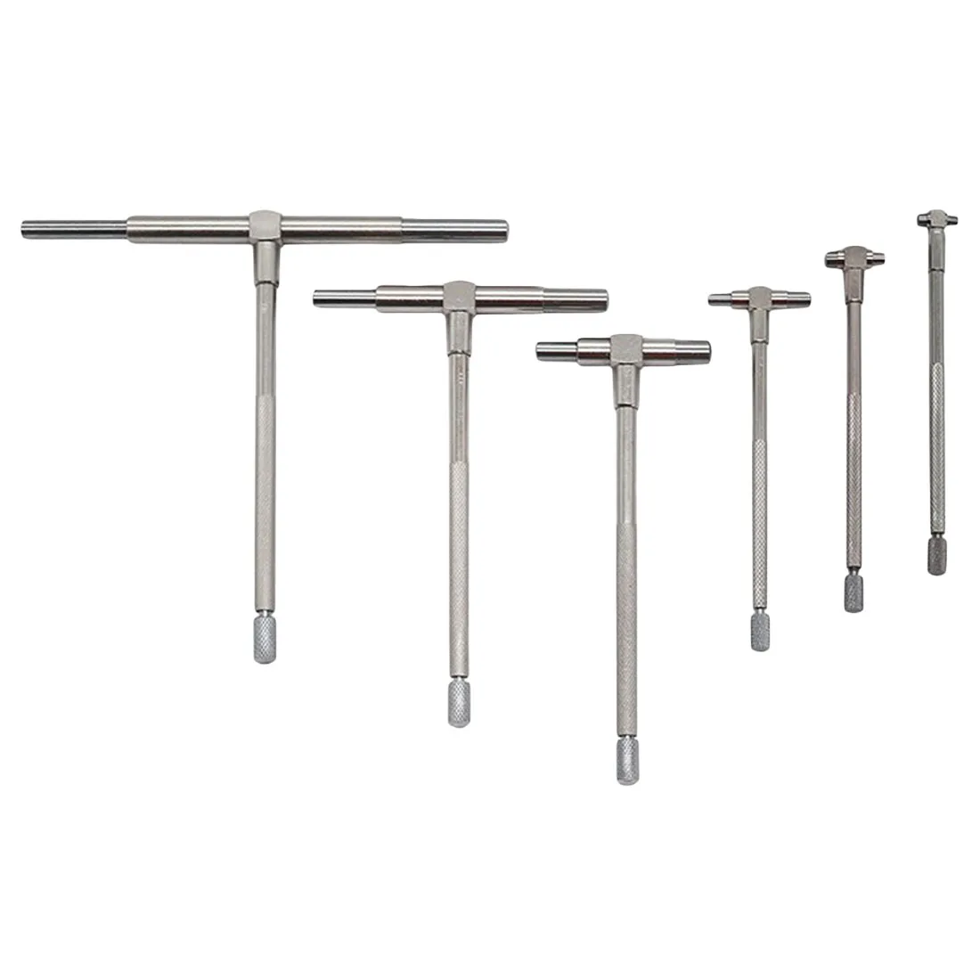 6pcs/Set 8 150mm Telescopic Caliber Internal Gauge Inner Diameter Gauge ...