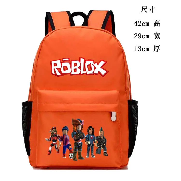 Roblox Backpacks Kids School Bag Hot Game Cartoon Backpack Children ...
