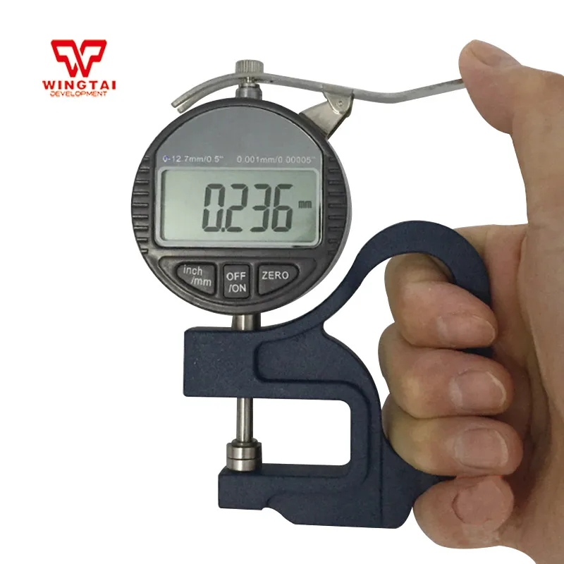 0.001mm 0 12.7mm Digital Display Micrometer Thickness Gauge BY02 For ...