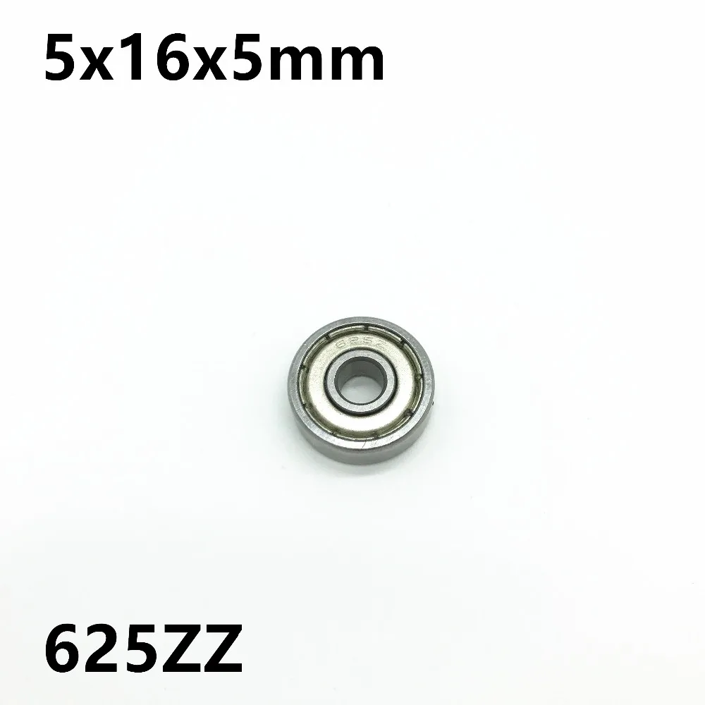 50pcs 625zz 5x16x5 Mm Deep Groove Ball Bearing Miniature Bearing High ...