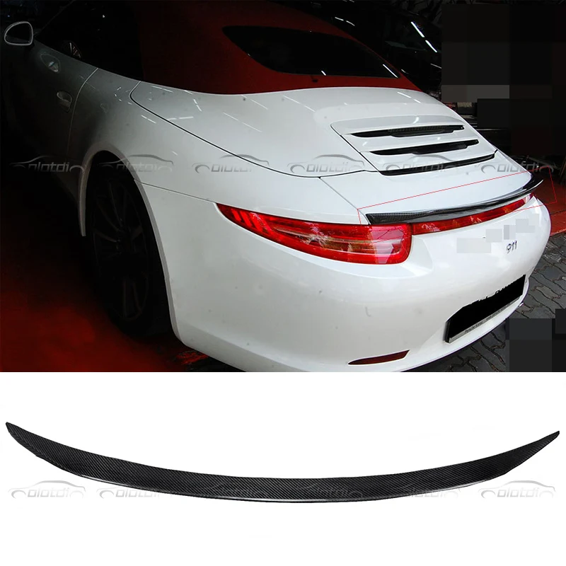 For Porsche Carrera Rear Trunk Lip Spoiler Wing 911 Series Car Styling ...