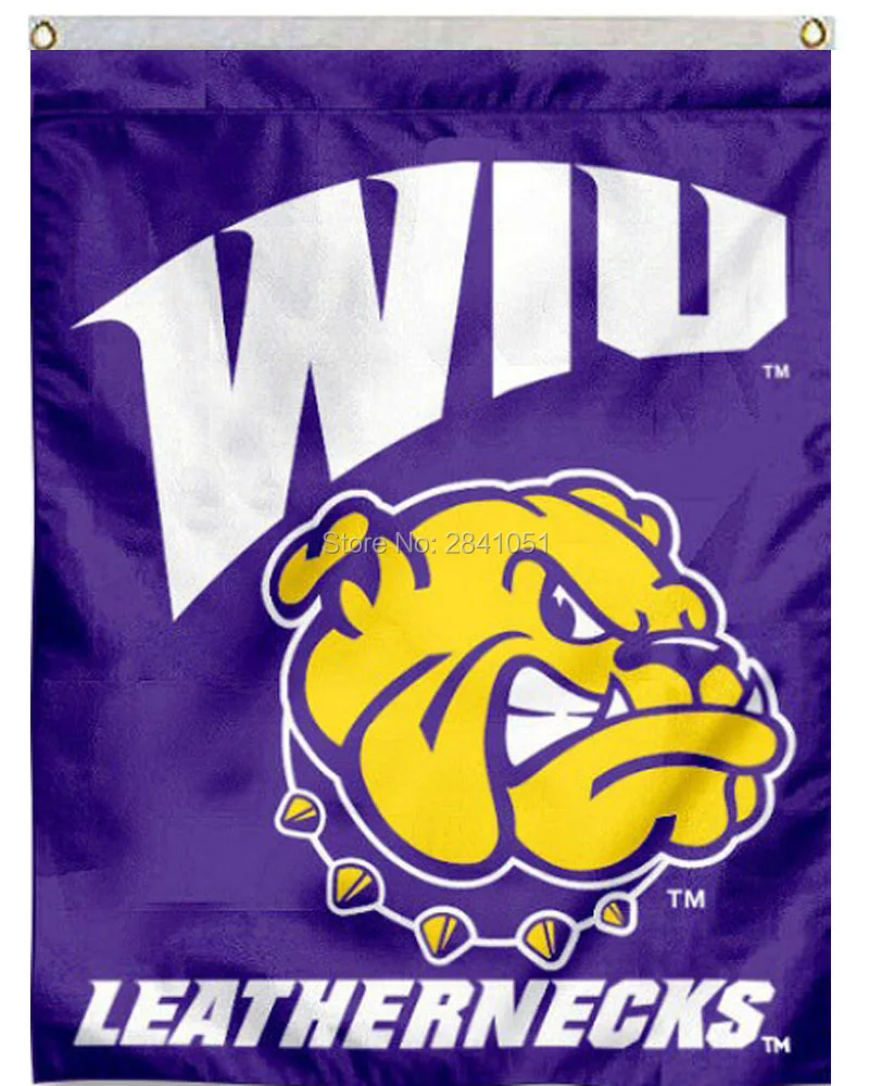 4 Color WIU Leathernecks Team College American Outdoor Indoor Football ...