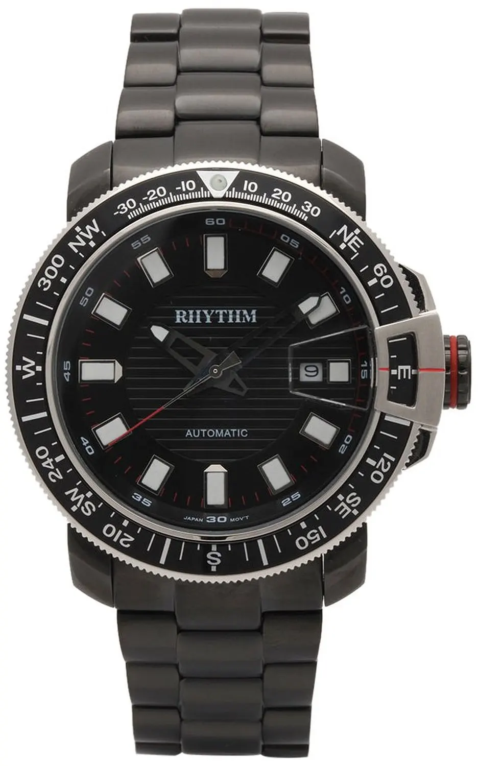 RHYTHM watch Japanese brand JAPAN MOV'T Automatic watch men's watch ...