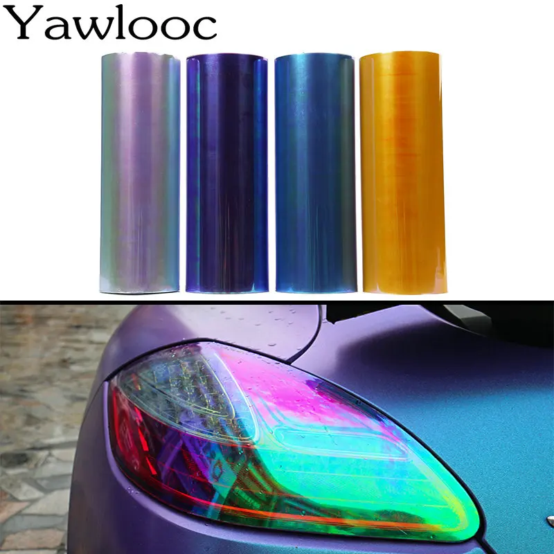 Car Styling 30x100cm Car Turned Change Color Light Headlight Taillight ...