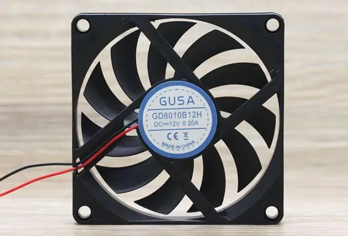 GUSA GD8010B12H 12V 80108CM 0.2A two-line super-thin silent double-ball ...