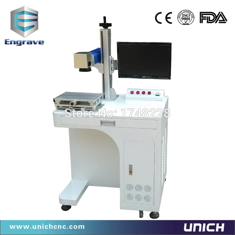 Best Price laser metal logo laser printing machine/ laser marking ...