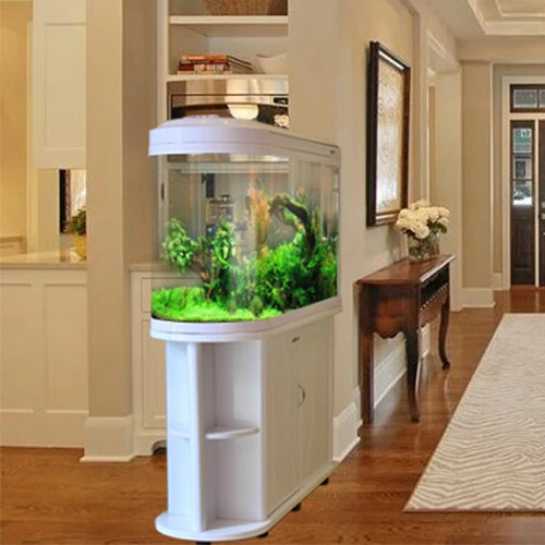 Minjiang UR122A Screen medium fish tank aquarium enclosed U type bullet ...