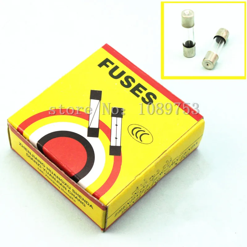 100pcs 10a 10 Amp 250v 5 X 20mm Glass Tube Fuse Fast Blow In Fuses From Home Improvement On