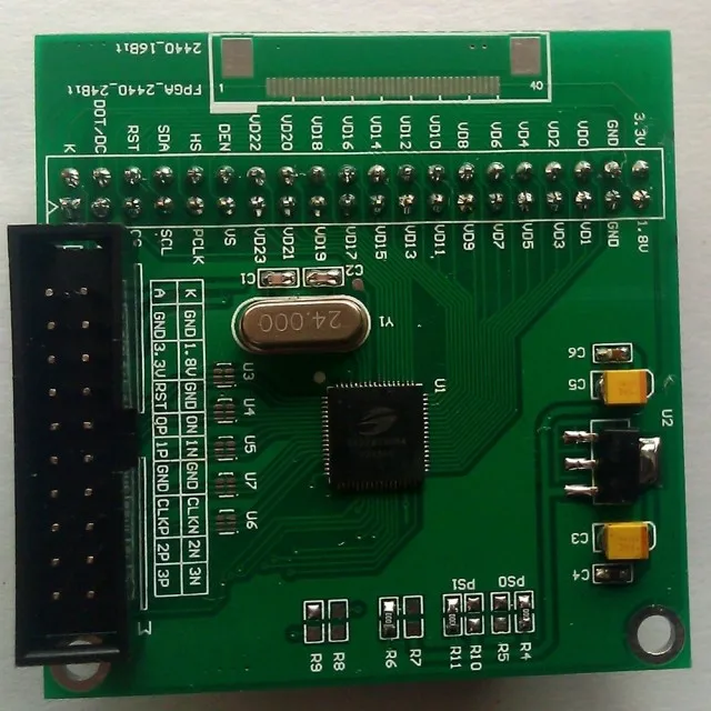 Ssd2828-core-board-mipi-interface-4-channel-tft-rgb-mipi-fpga ...