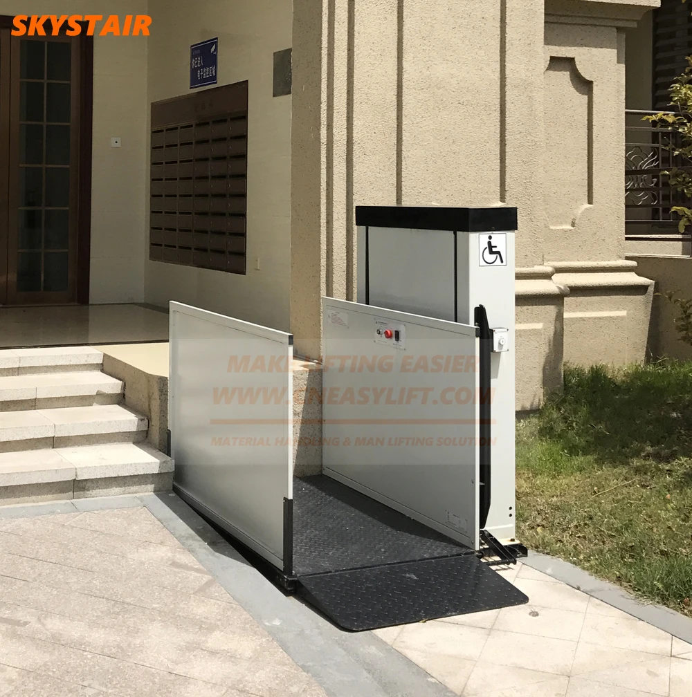 Barrier-free Wheelchair Elevator Lift Vertical Platform Lift For Old ...