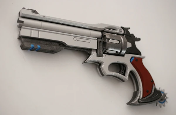 Overwatch McCree Weapon Peacekeeper Cosplay Replica Revolver Prop - buy ...