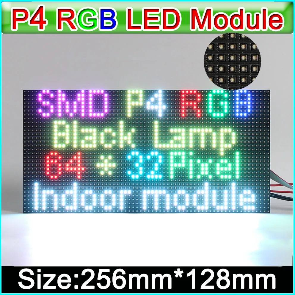P4-Innen-LED-Anzeige-modul-64x32-Pixel-voll-farbige-LED-Schilder-smd ...