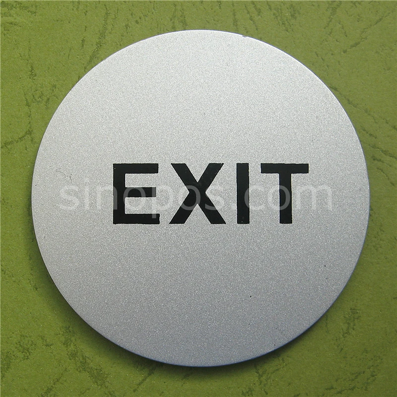 Adhesive Indicator Exit Sign Metal 83mm, Aluminum Composite Panel ...