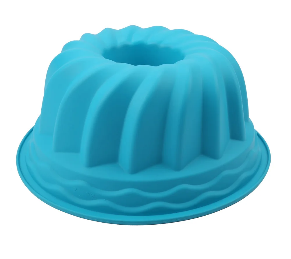 9 Inch Silicone Round Chiffon Cake Mold Pan For Baking Chocolate Sponge ...
