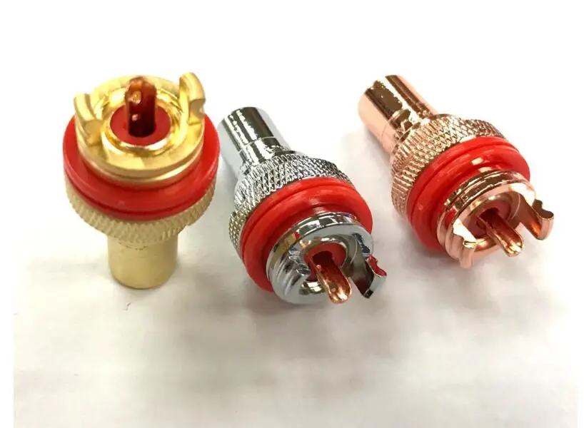 4pcs high quality CMC RCA Socket audio rca jack RCA terminals Amplifier ...