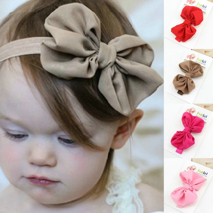 Baby Headband Ribbon Handmade Diy Toddler Infant Kids Hair Accessories ...